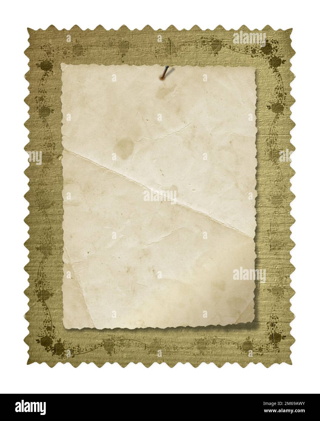 Grunge old papers design in scrapbooking style Stock Photo - Alamy