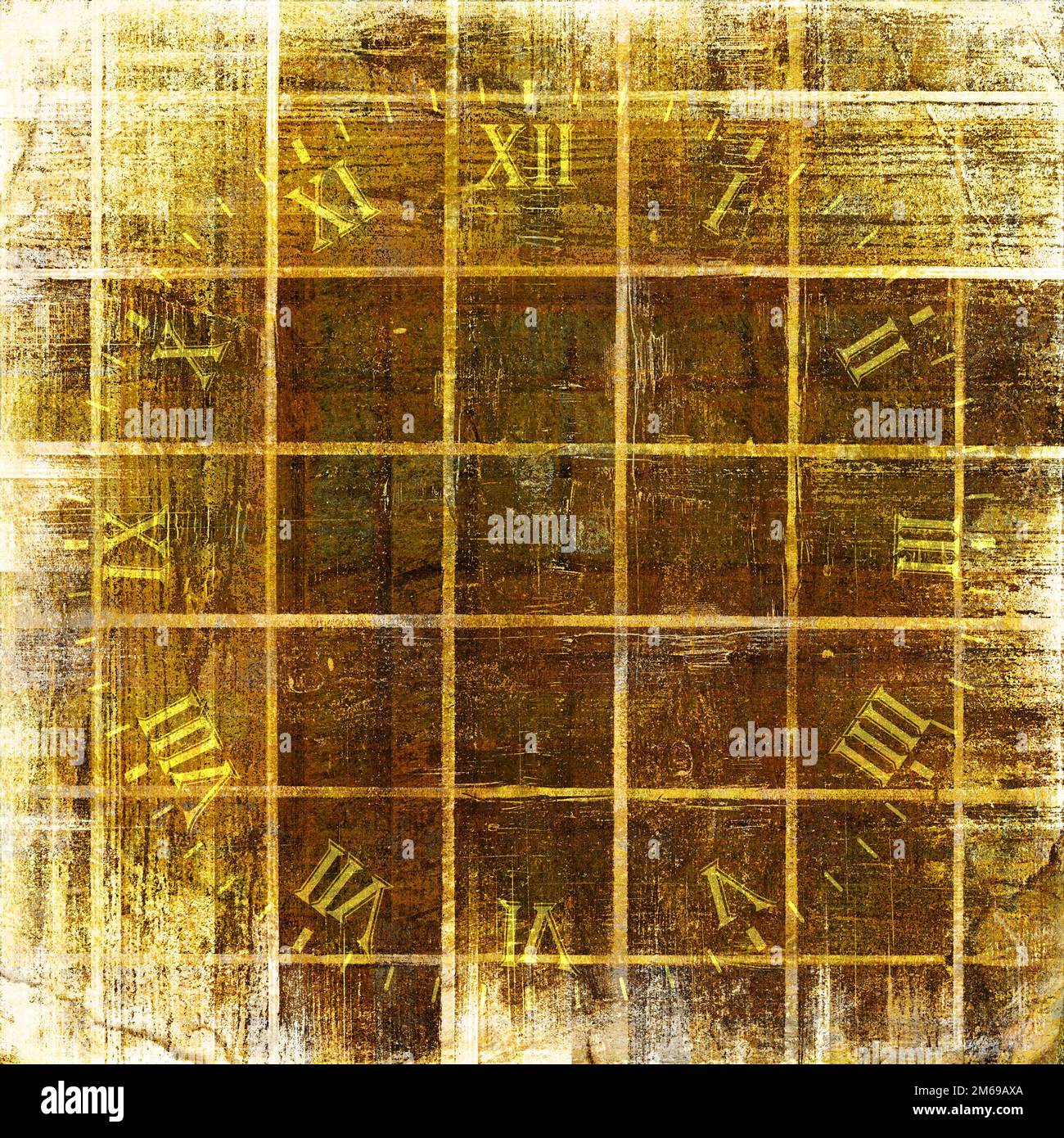 Antique clock face on the abstract background Stock Photo - Alamy