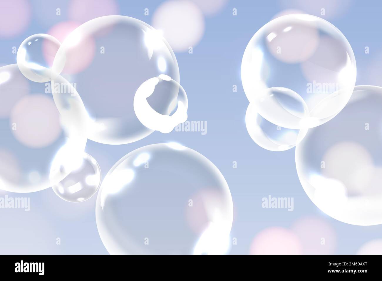 Soap bubbles on background vector Stock Vector Image & Art - Alamy