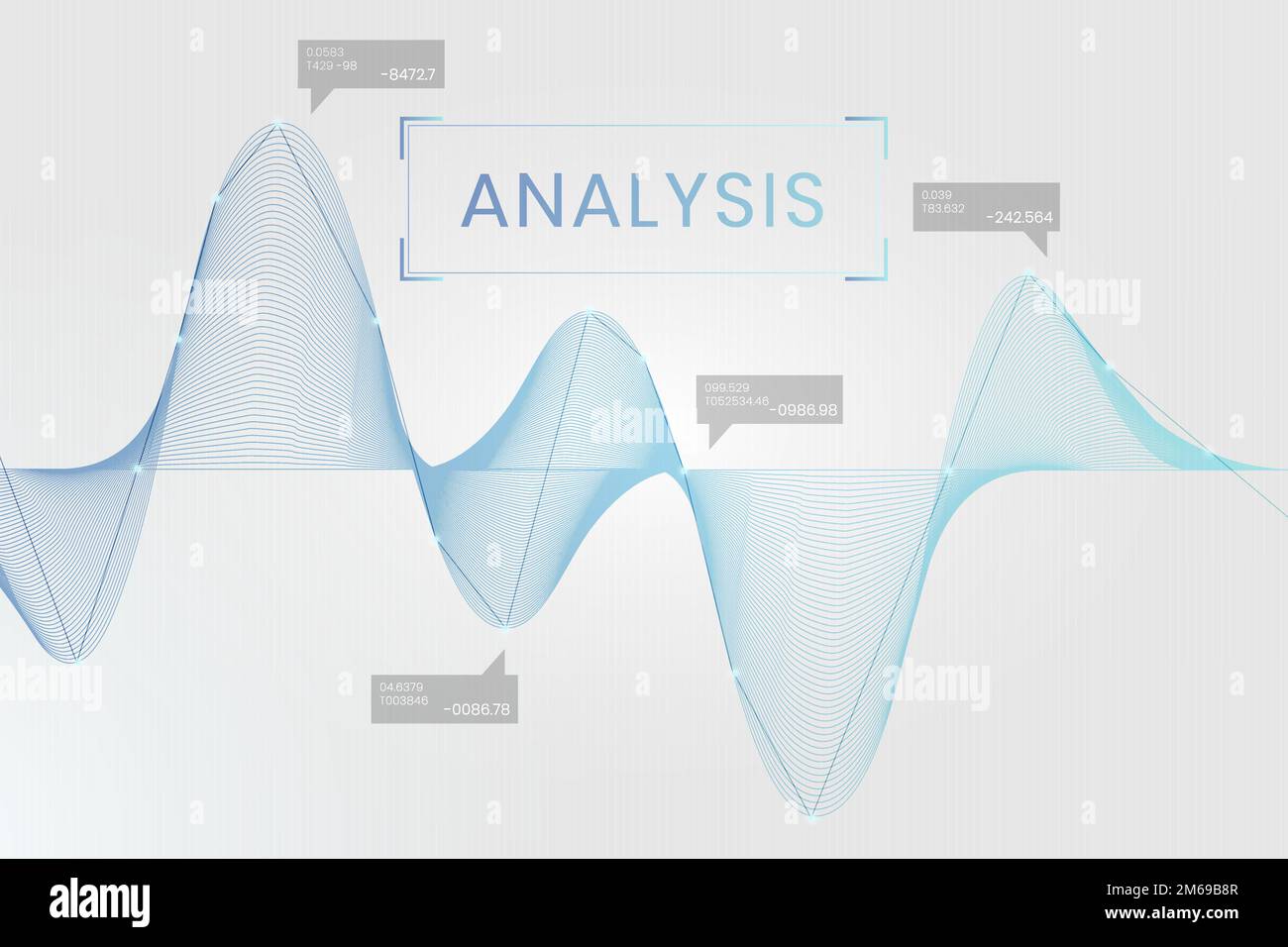 Blue business data analysis graph vector Stock Vector Image & Art - Alamy