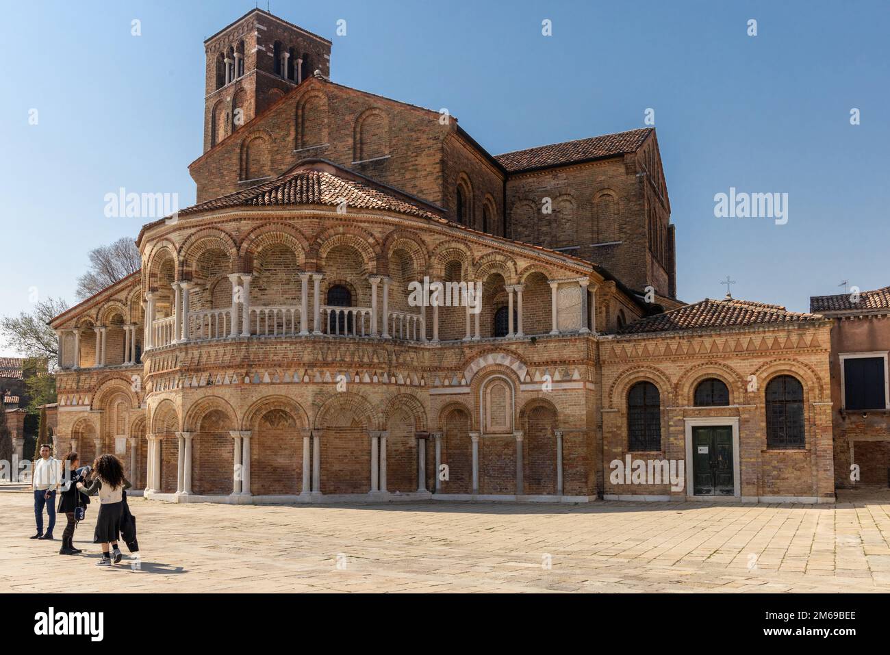 Church of Santa Maria e San Donato in Murano, Venice, Italy. The church ...