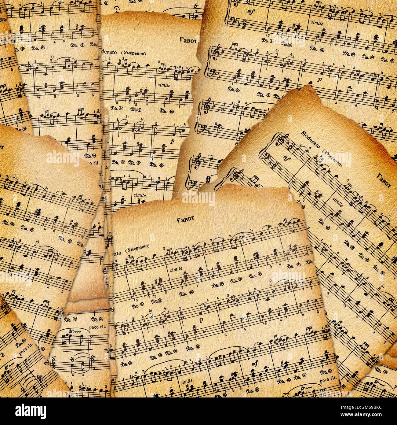 Abstract background with the music book Stock Photo - Alamy
