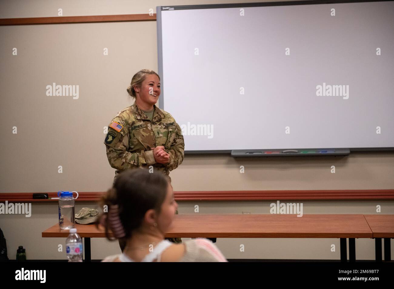 Chief Warrant Officer 3 Lauren Gurney, a pilot with the Wyoming Army ...
