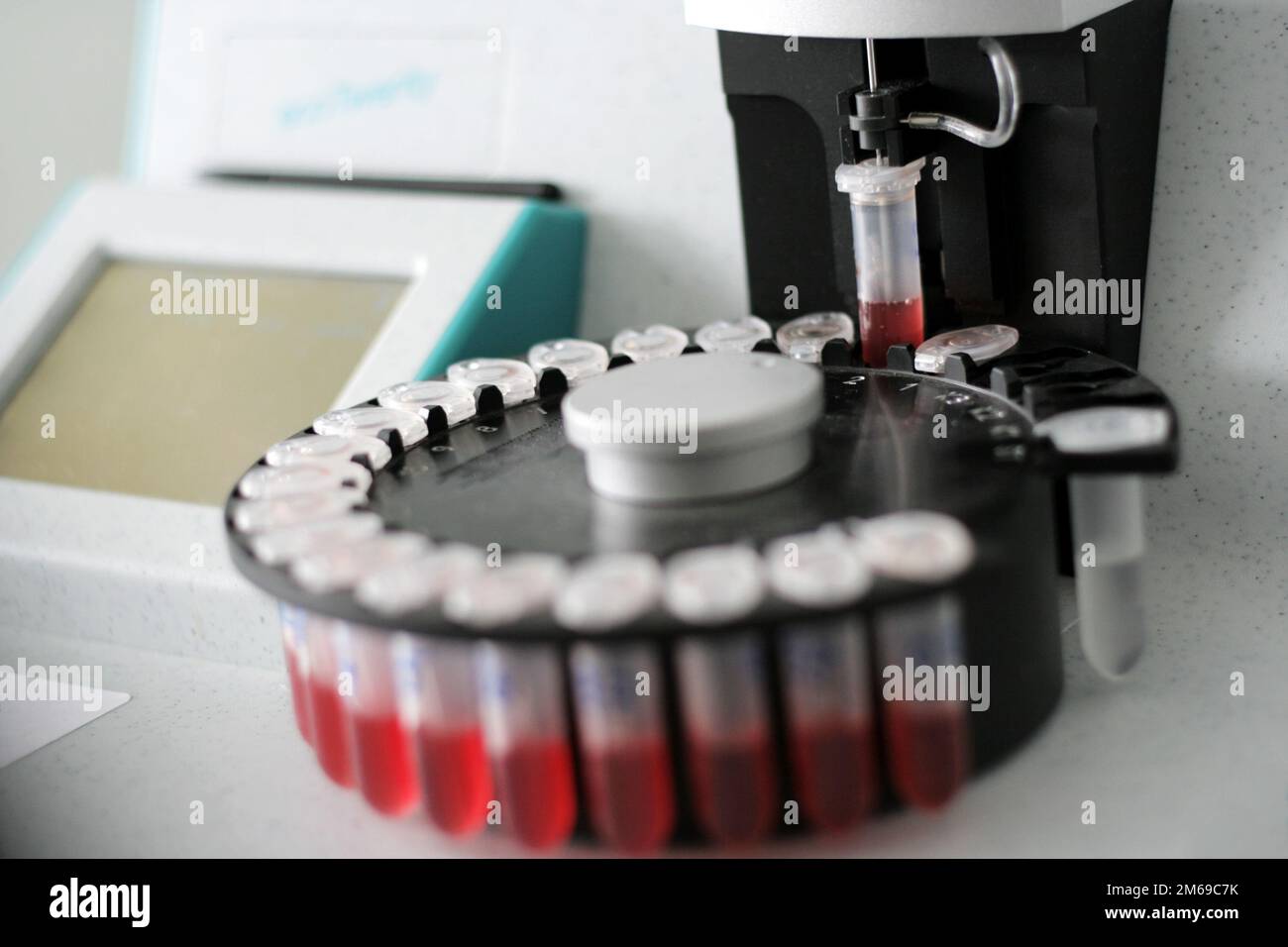 Medical instrument for the test of blood Stock Photo - Alamy