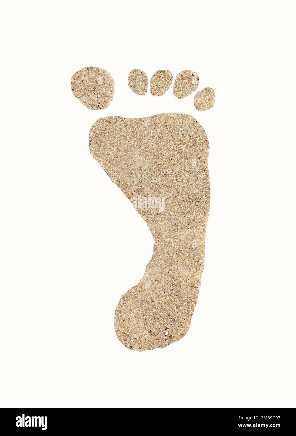 Foot print Cut Out Stock Images & Pictures - Alamy
