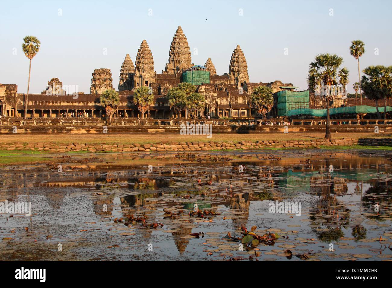 Angkor Wat - ancient Khmer temple in Cambodia. UNESCO world heritage ...