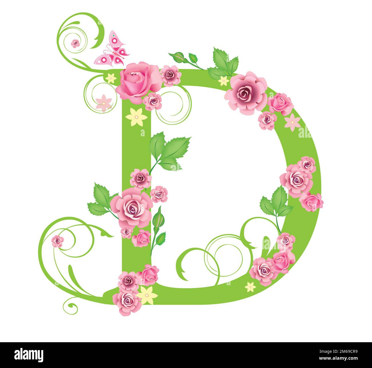 Bouquet vector roses Cut Out Stock Images & Pictures - Alamy