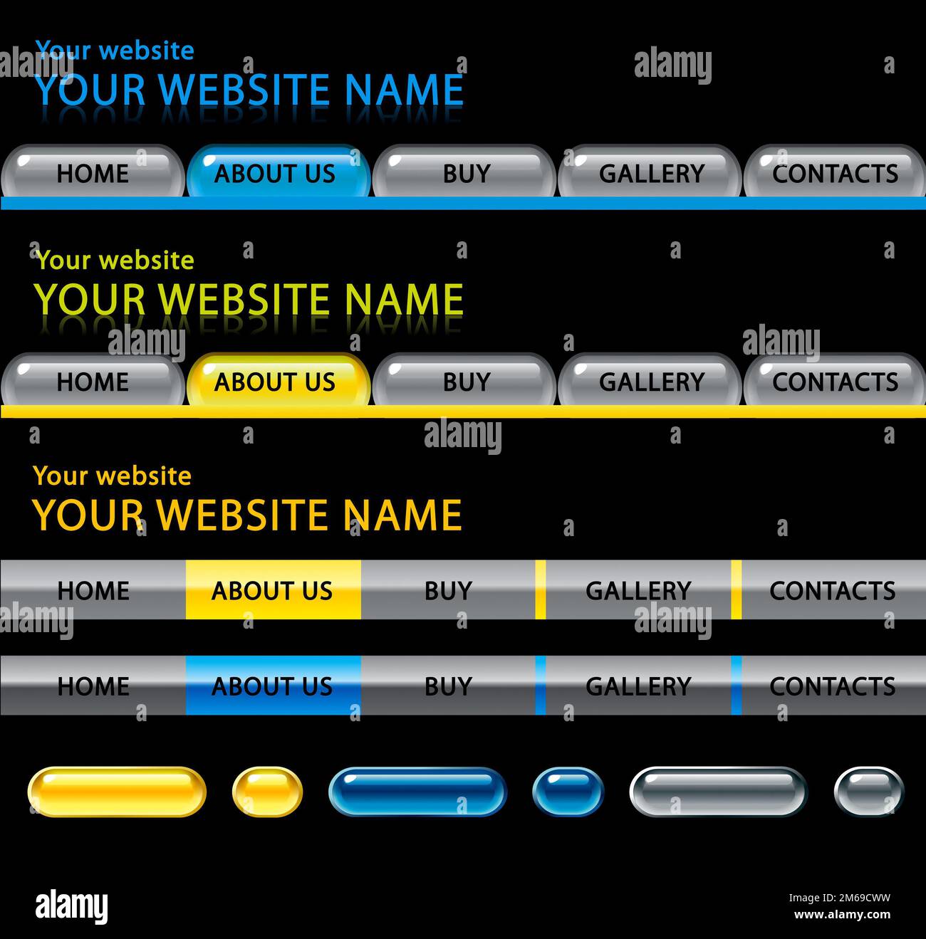 Web site template Stock Photo - Alamy