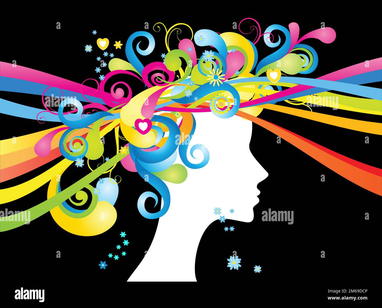 Woman silhouette vector hi-res stock photography and images - Alamy