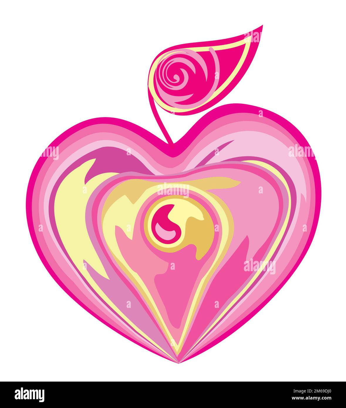 Apple silhouette Cut Out Stock Images & Pictures - Alamy