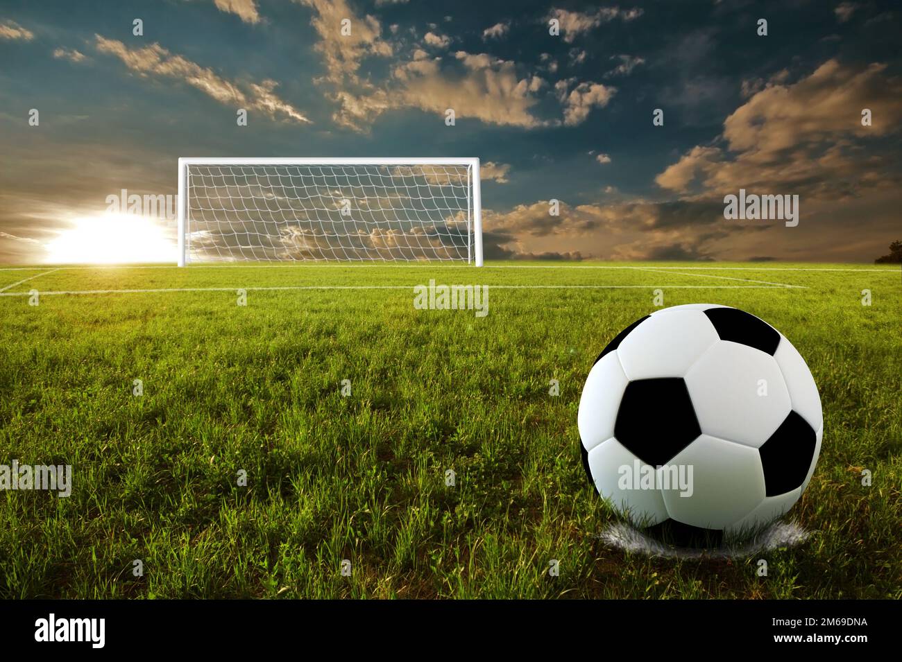 Soccer penalty kick Stock Photo - Alamy