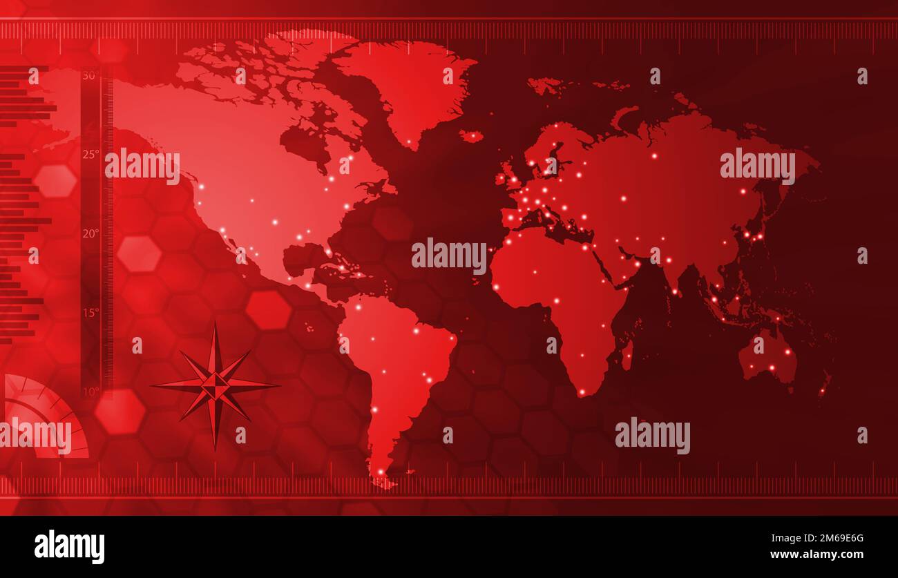 World latitude and longitude map hi-res stock photography and images ...