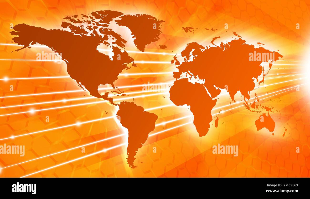 Global web connection abstract hi-res stock photography and images - Alamy