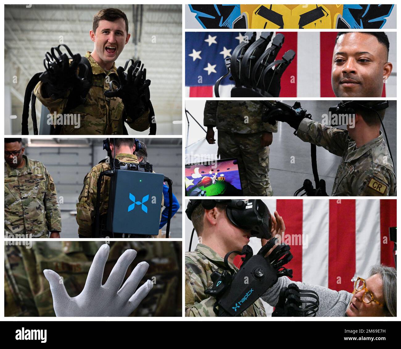 Various Airmen with the 821st Contingency Response Support Squadron use ...