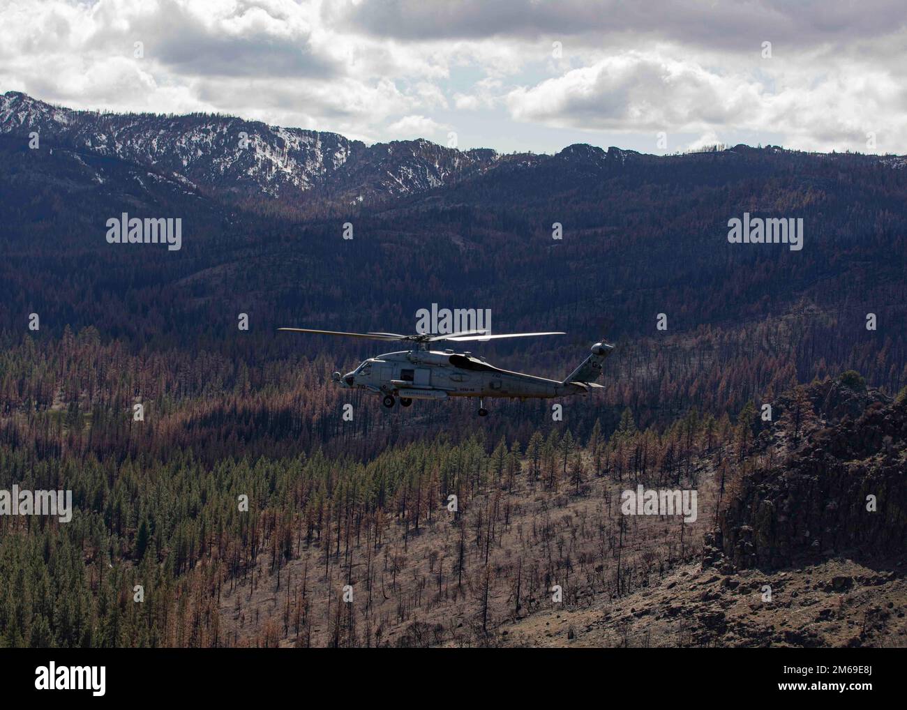 An Mh-60R Seahawk attached to Helicopter Maritime Strike Squadron (HSM ...