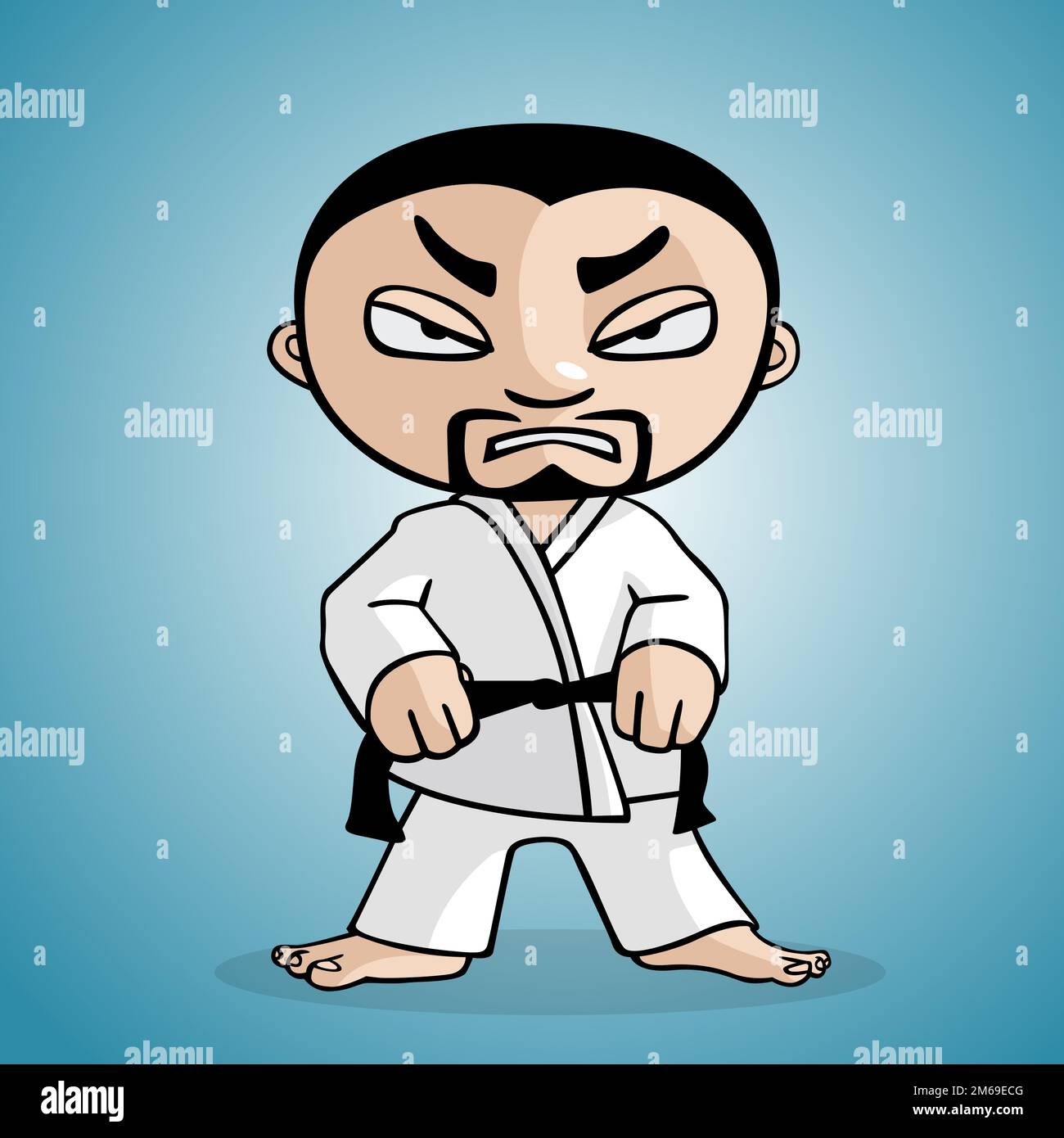 Funny Karate Cartoon