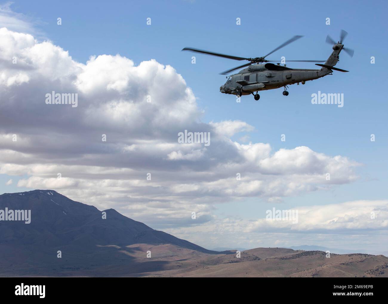 An Mh-60R Seahawk attached to Helicopter Maritime Strike Squadron (HSM ...