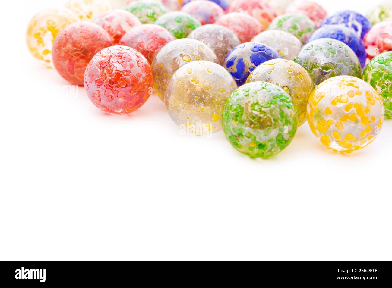 Colorful glass balls Stock Photo - Alamy