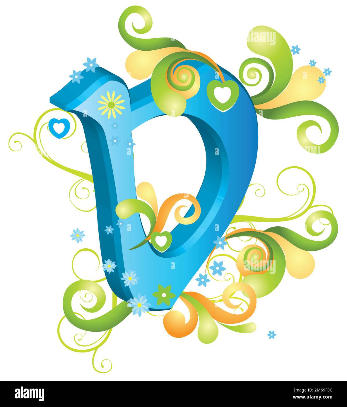 English decorative letter alphabet Cut Out Stock Images & Pictures - Alamy