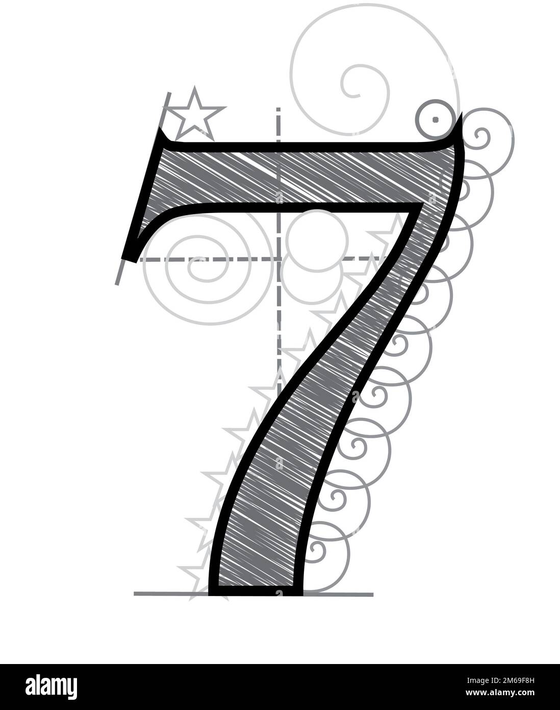 7 fonts Cut Out Stock Images & Pictures - Alamy