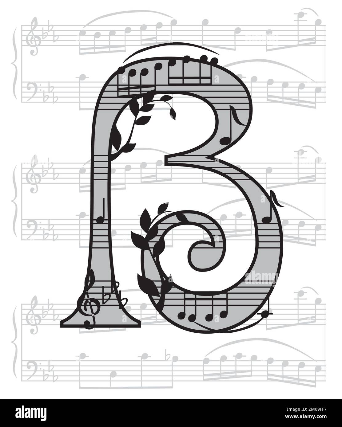 Music note pattern vector hi-res stock photography and images - Alamy