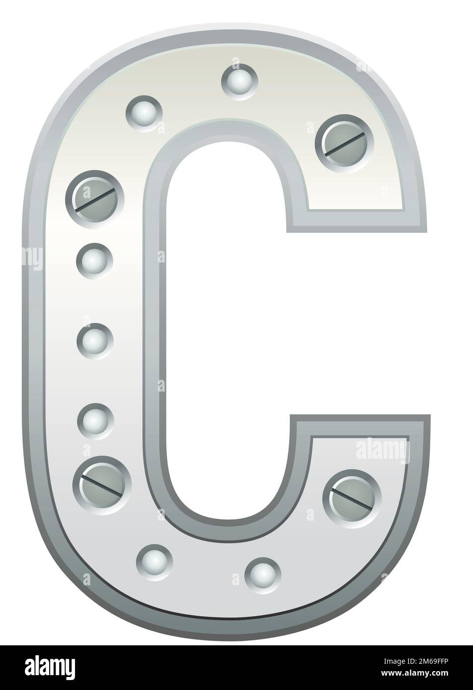 Letter c vector hi-res stock photography and images - Alamy