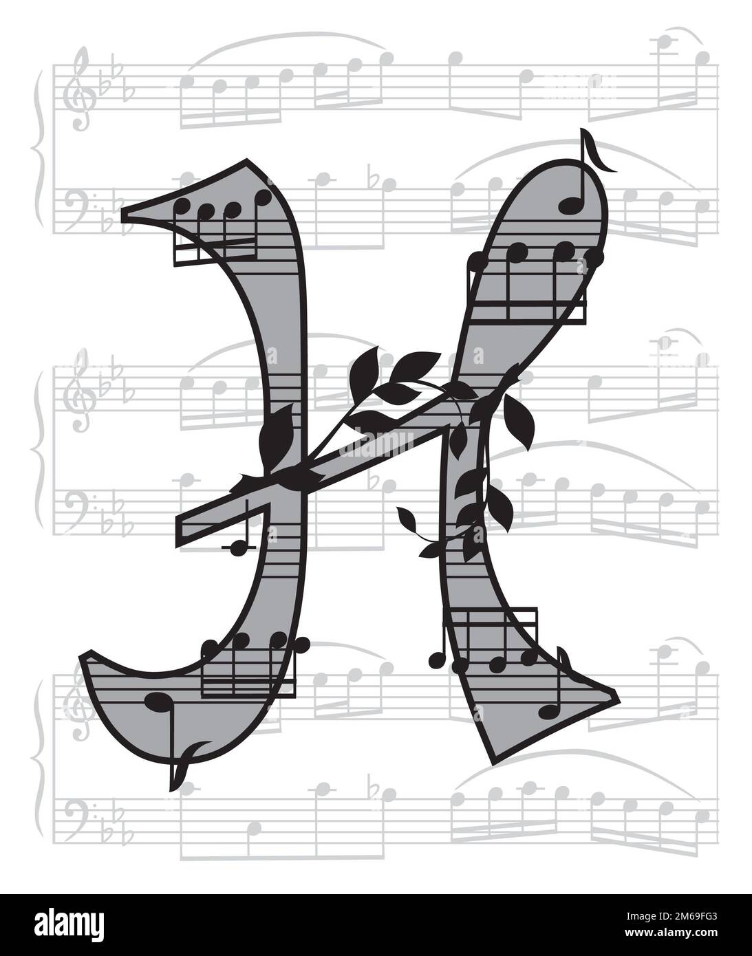 Cartoon music note symbol hi-res stock photography and images - Alamy