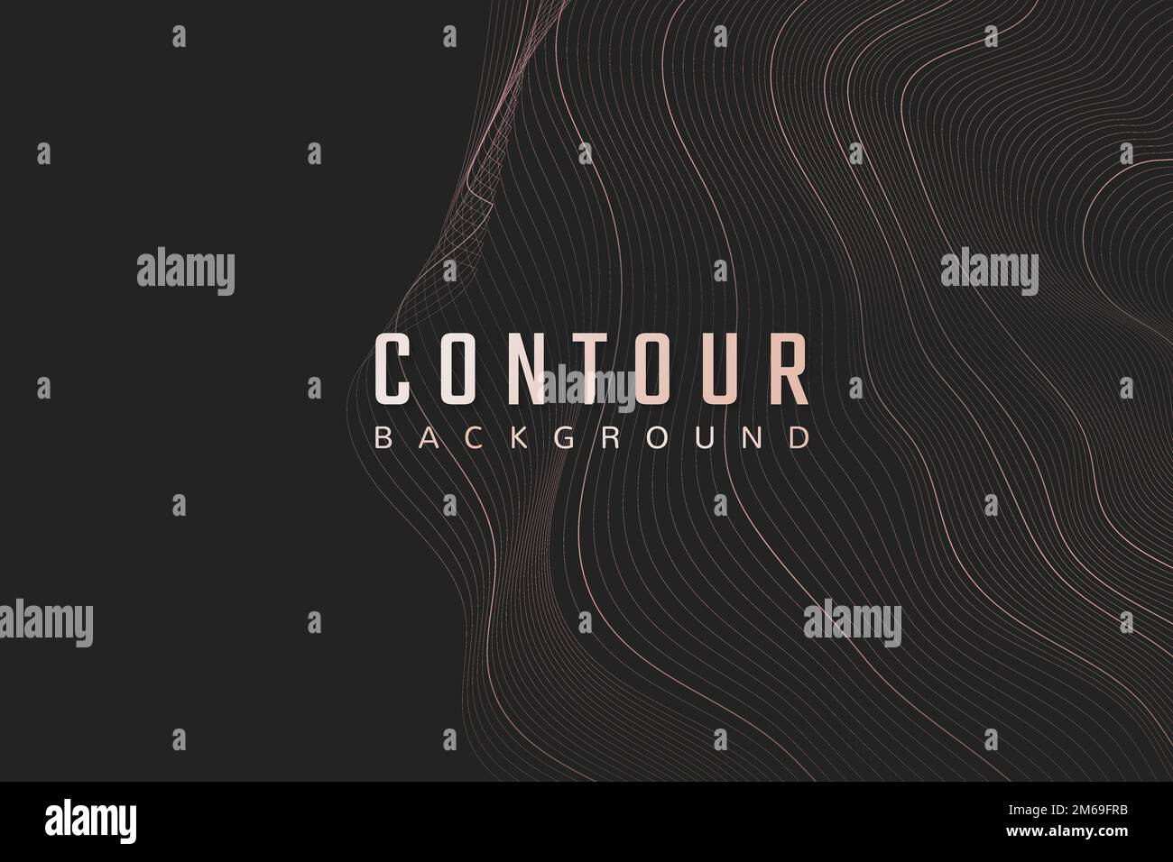 Topographic contour lines background vector Stock Vector Image & Art ...