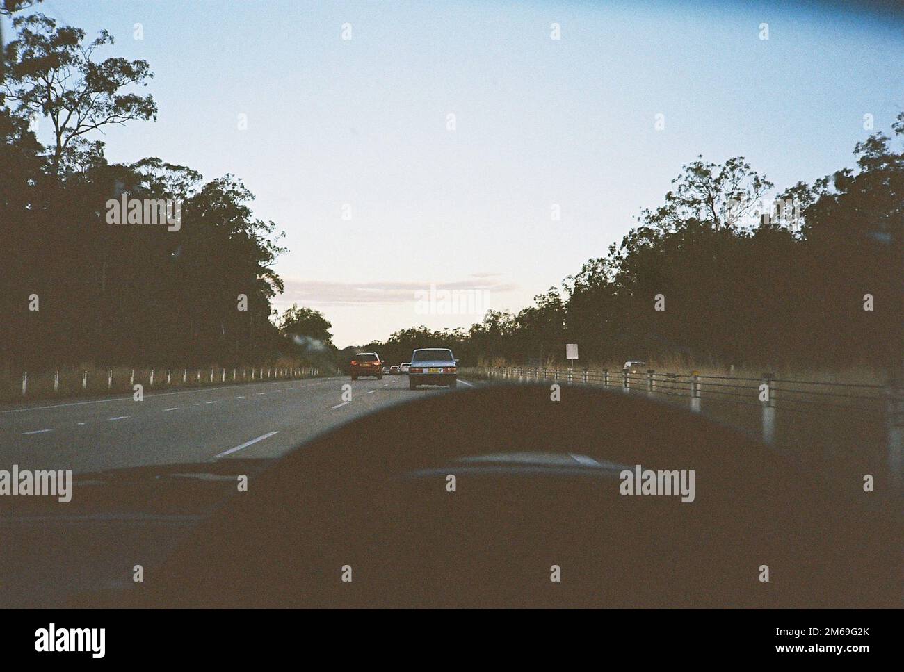 Driving along highway hi-res stock photography and images - Alamy