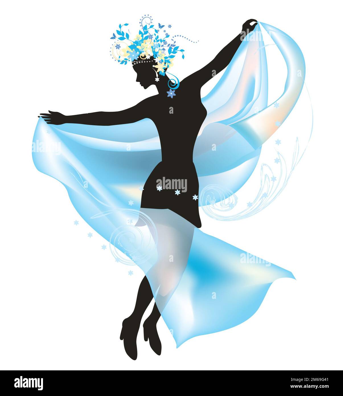 Shawl dance Cut Out Stock Images & Pictures - Alamy