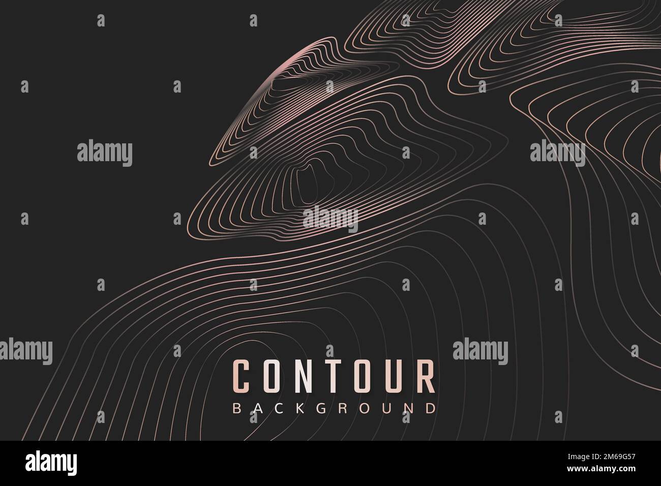 Topographic contour lines background vector Stock Vector Image & Art ...