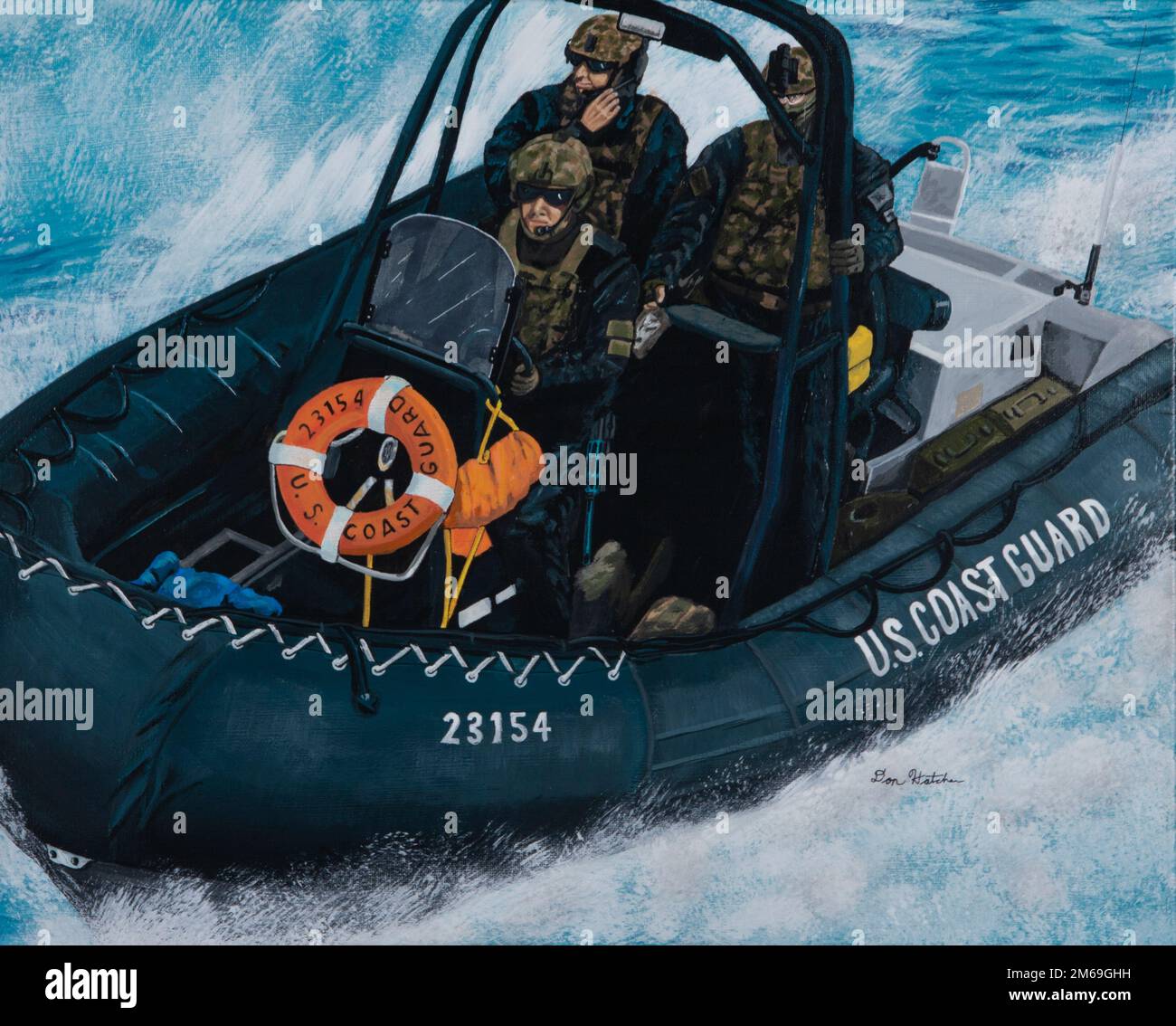 The Coast Guard’s Maritime Security Response Team (MSRT) from Virginia ...