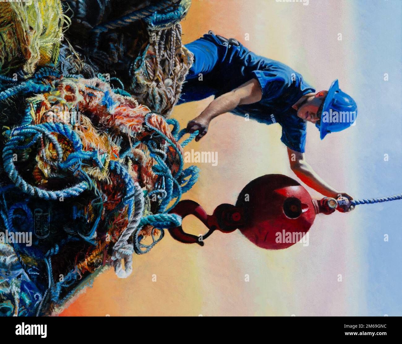 Currents in the Pacific Ocean bring derelict fishing nets and gear to ...