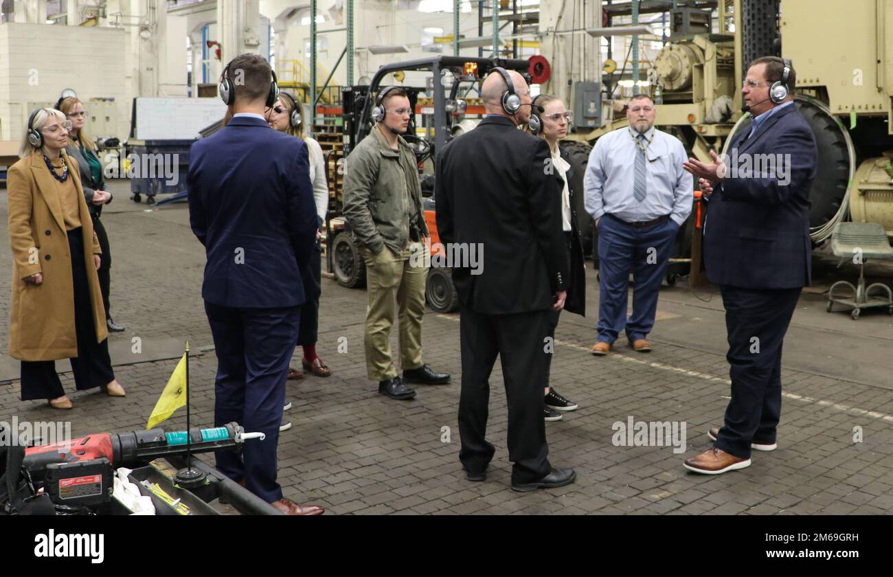 Jamie Medinger, (right), division chief, Base Operations Division, Rock ...