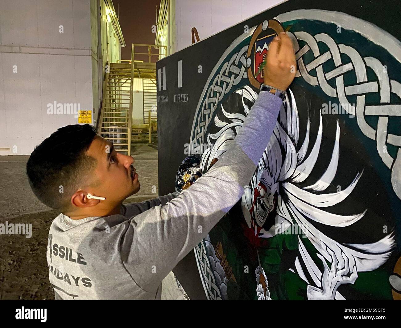 U.S. Army Sgt. Anthony Castillo, a mobility specialist assigned to the ...
