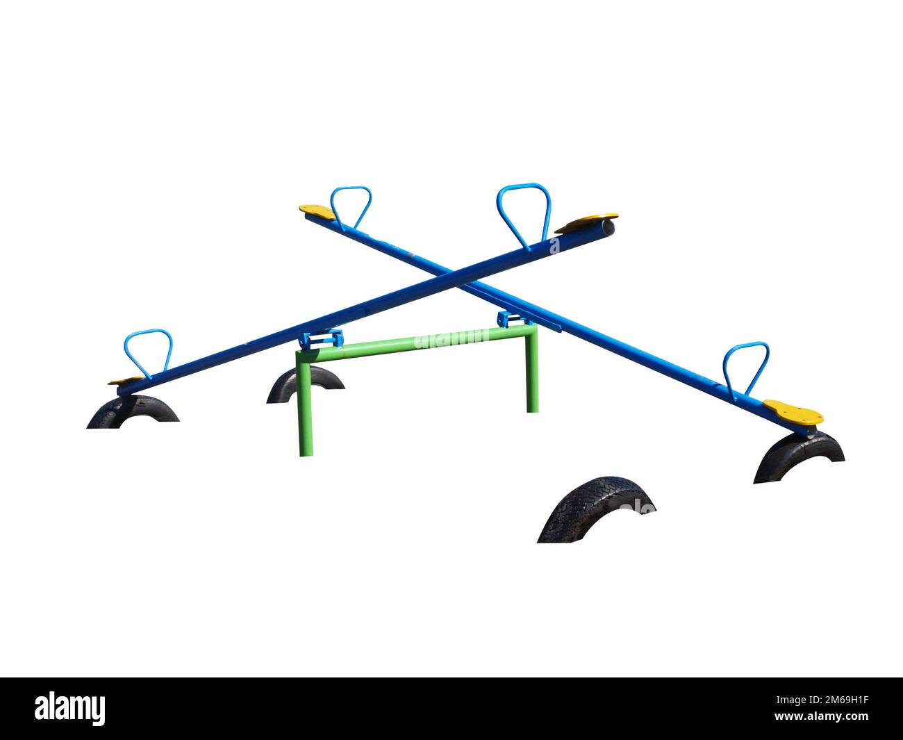 Two See Saws Stock Photo - Alamy