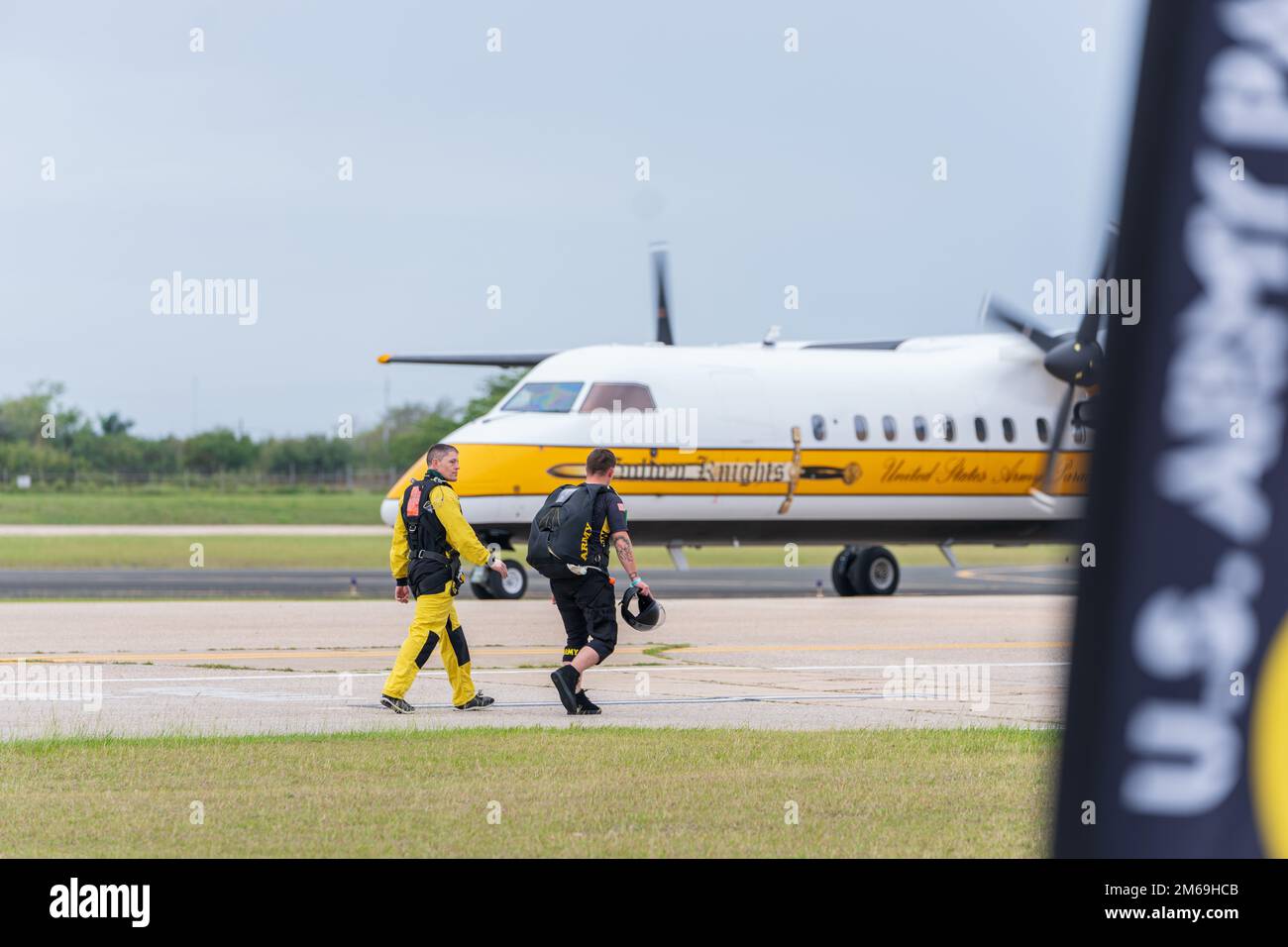 Sgt. Jonathan Pemberton of the U.S. Army Parachute Team prepares to ...