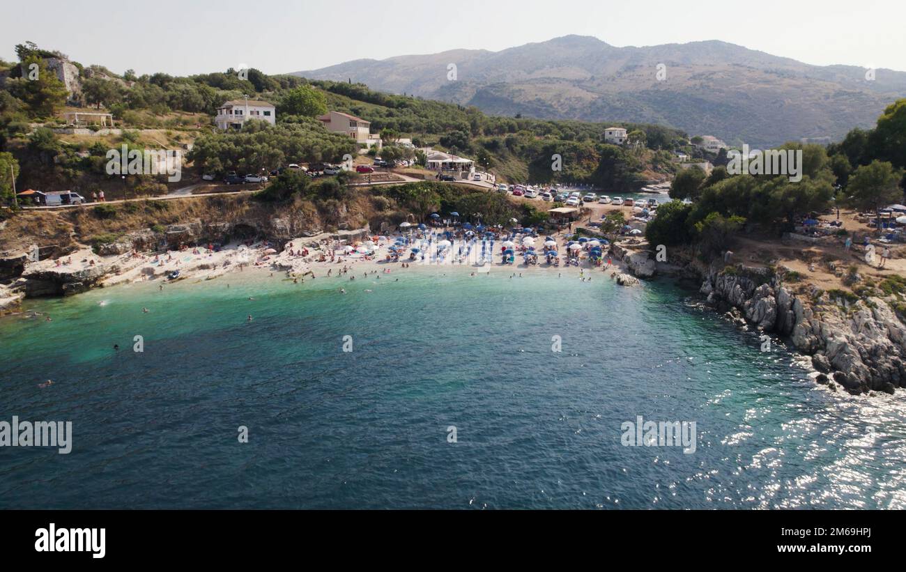 Kassiopi aerial hi-res stock photography and images - Alamy