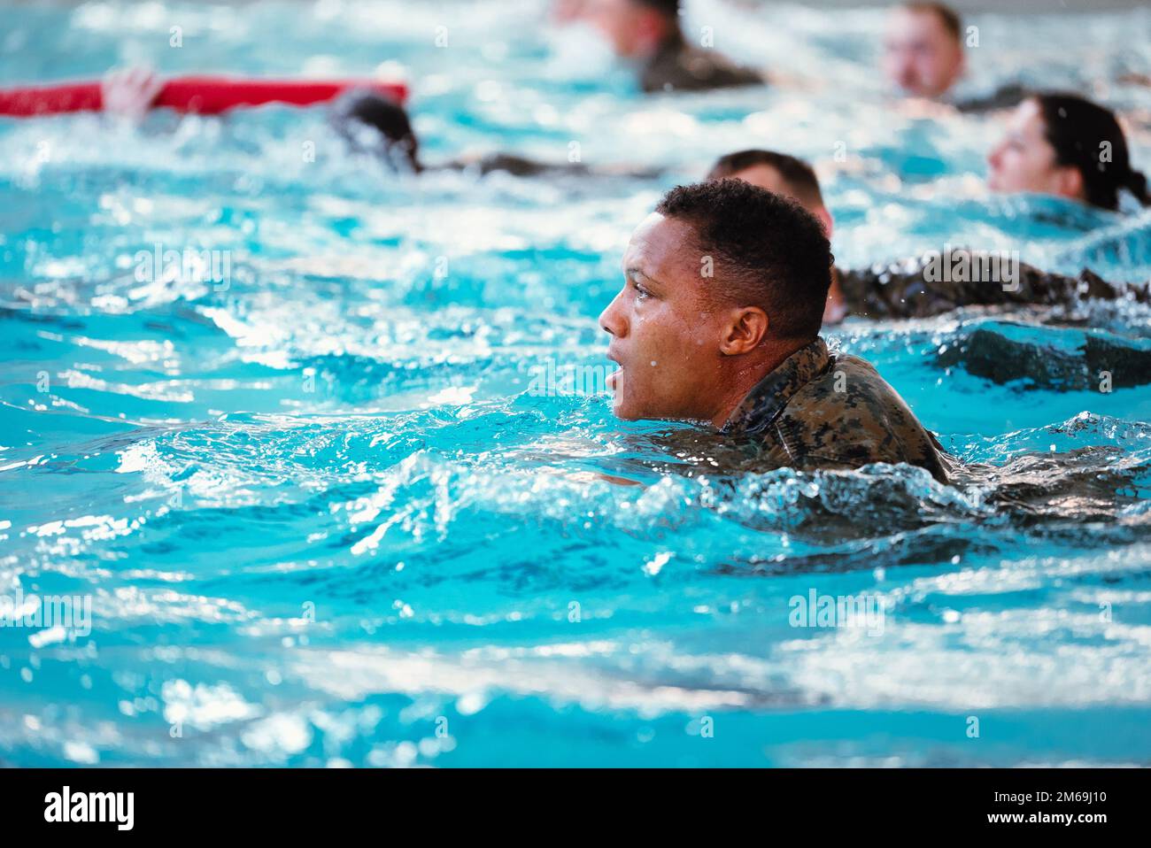 U.S. Marine Corps Gunnery Sgt. , camp commandant, 26th Marine ...