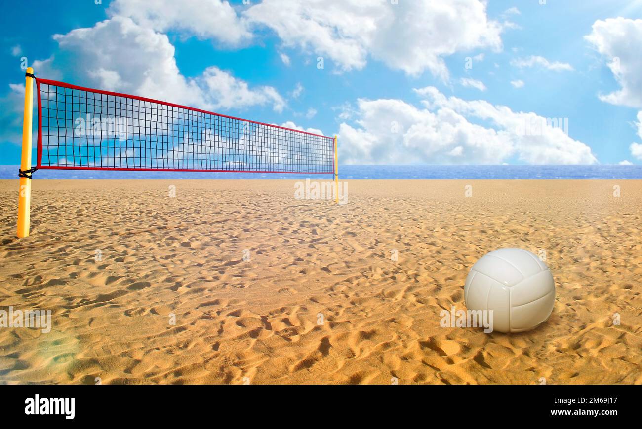 Beach volley hi-res stock photography and images - Alamy