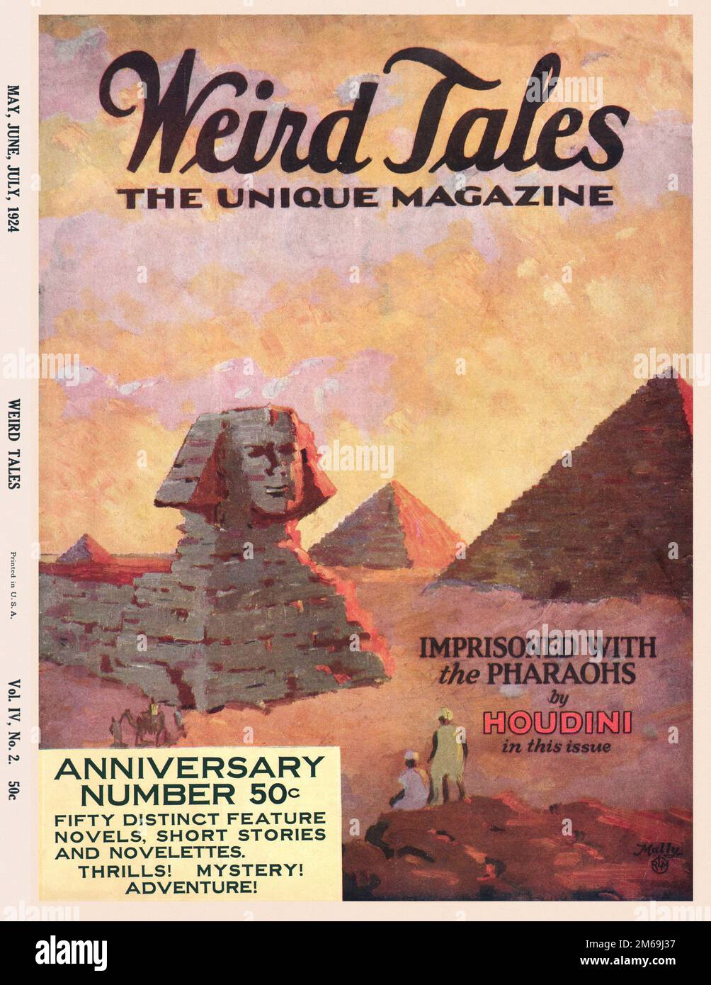 Vintage Magazine cover - Weird Tales May 1924 Stock Photo - Alamy