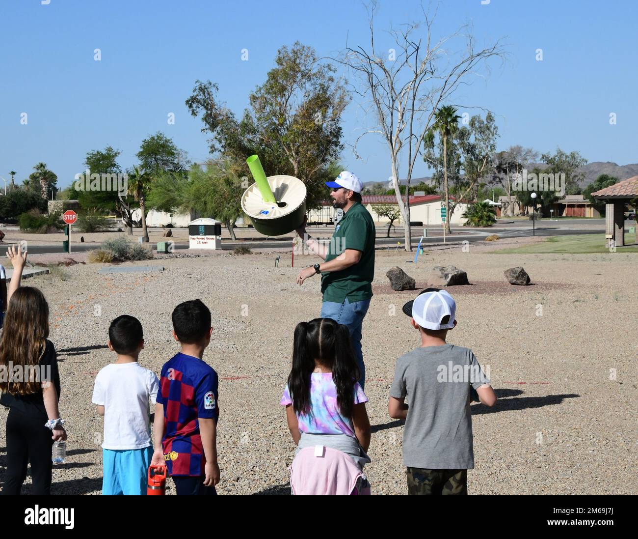 U.S. Army Yuma Proving Ground (YPG) Wildlife Biologist Daniel Steward ...