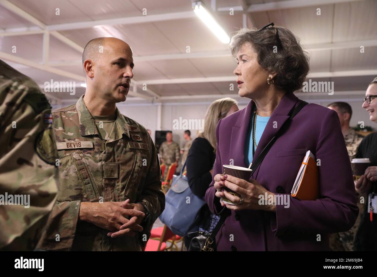 U.S. Air force Brig. Gen. Don Bevis, the senior commanding officer of ...