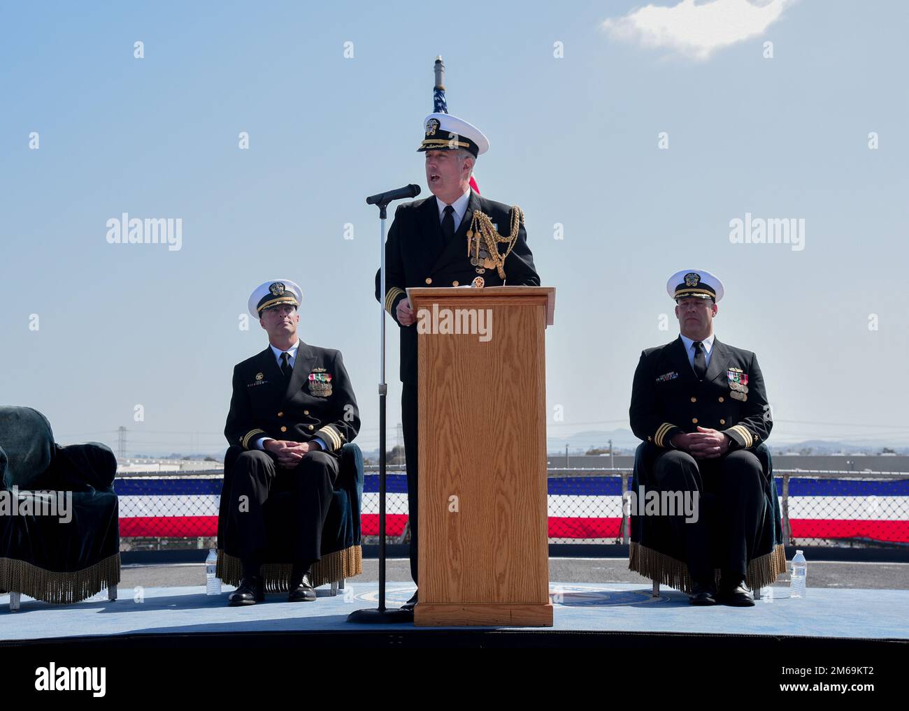 SAN DIEGO (April 21, 2022) Capt. Brian J. Quin, chief of staff ...