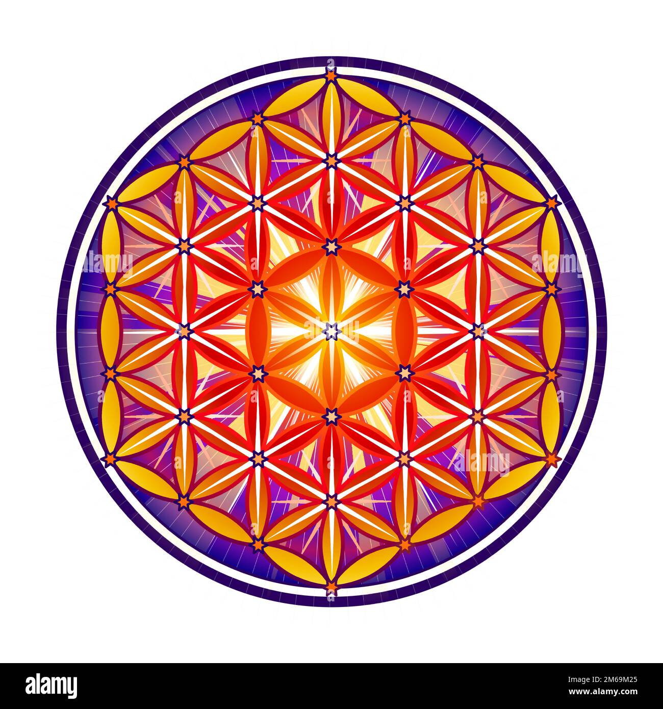 Sacred geometry flower life design hi-res stock photography and images ...