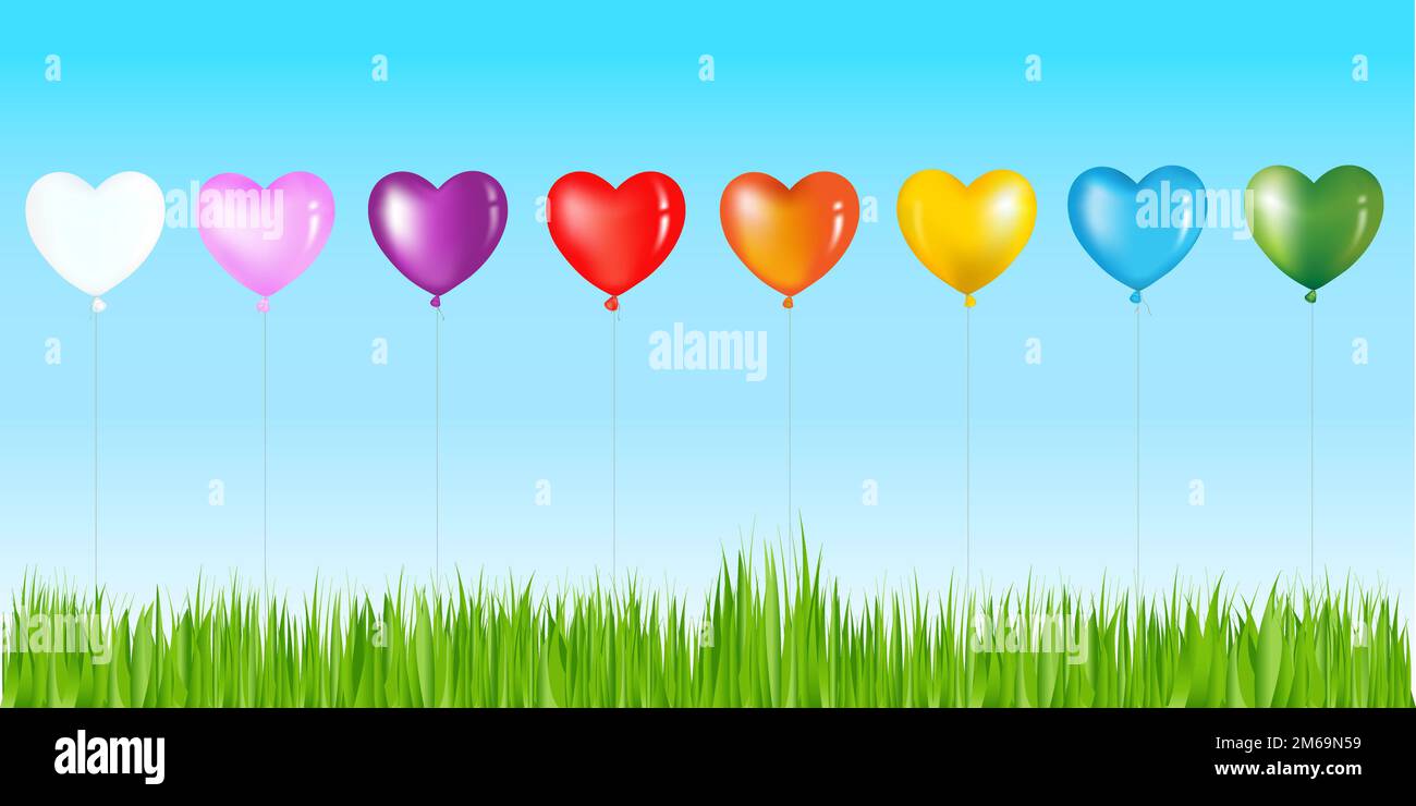 Violet heart shape hi-res stock photography and images - Alamy