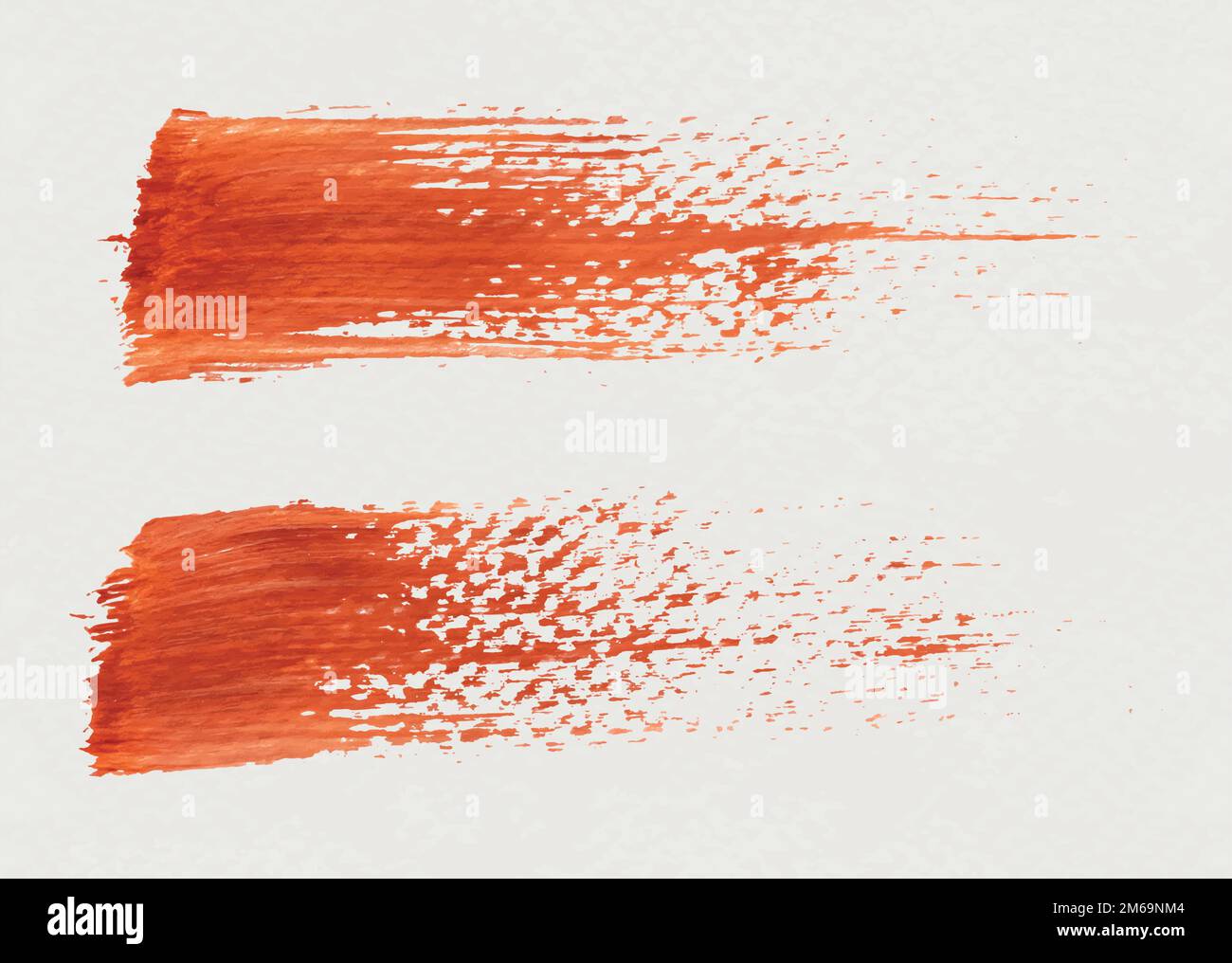 Red acrylic brush stroke vector Stock Vector Image & Art - Alamy