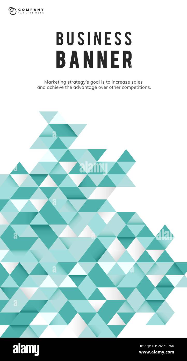 Business banner with abstract design illustration Stock Vector Image ...