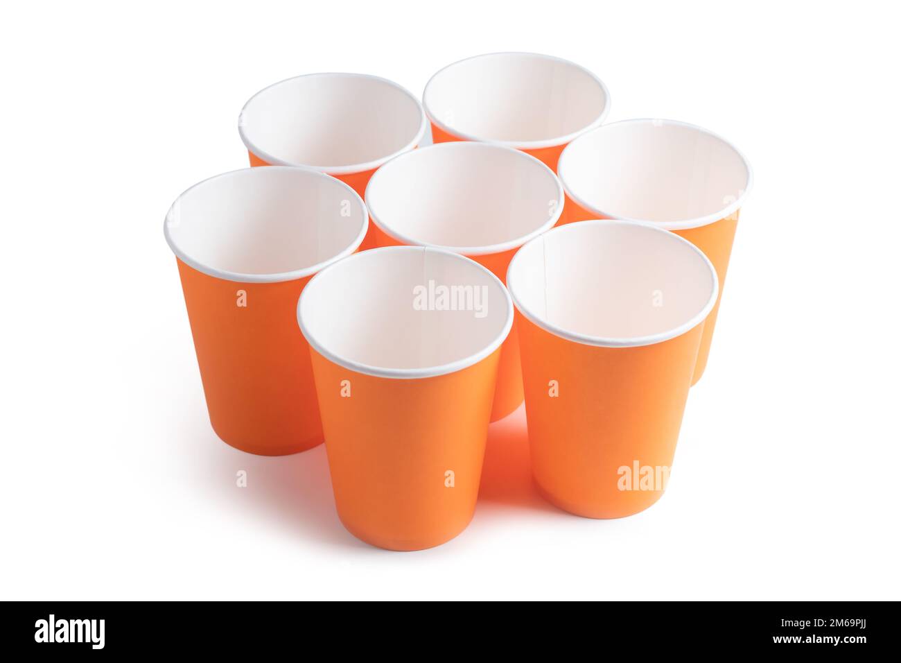 Stack of paper cups Cut Out Stock Images & Pictures - Alamy