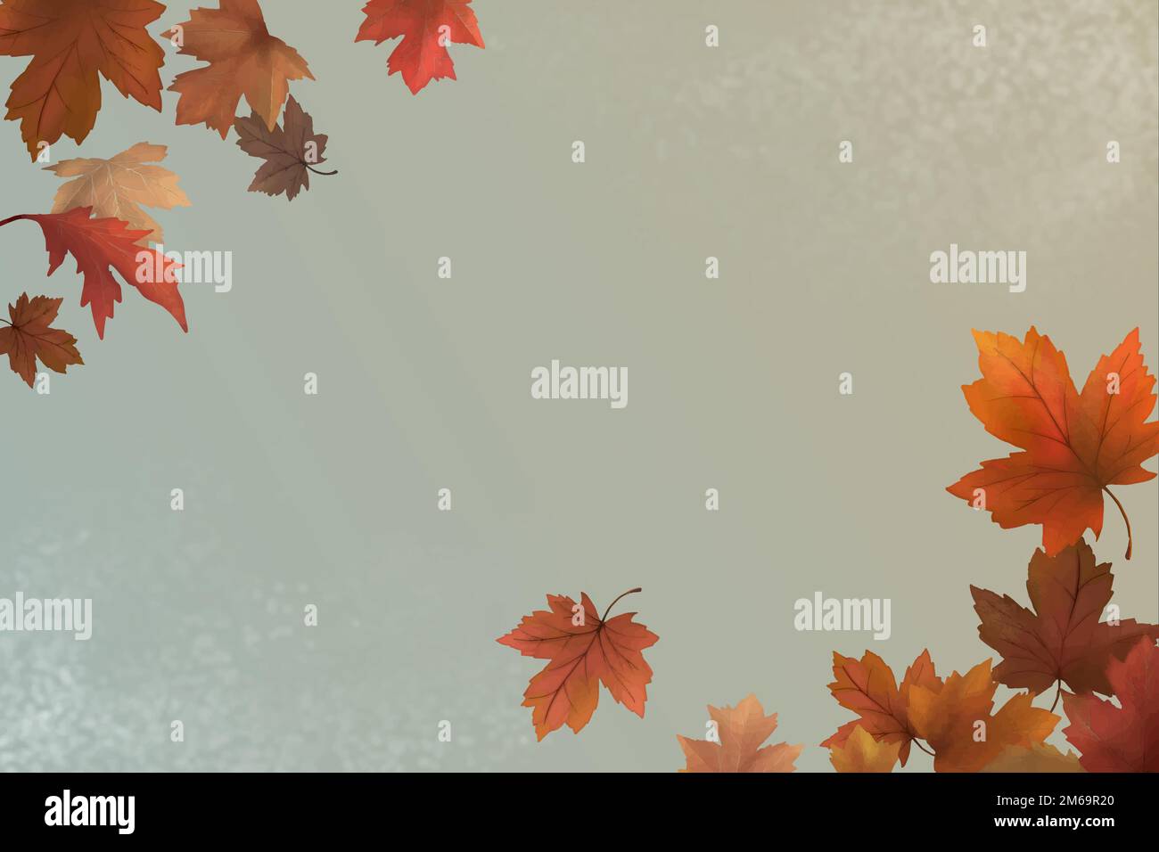 Red maple leaf framed background vector Stock Vector Image & Art - Alamy